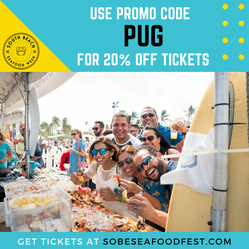 SoBe Seafood Festival 2018 Promo Code: Get Yours Now! - Miami Food Pug