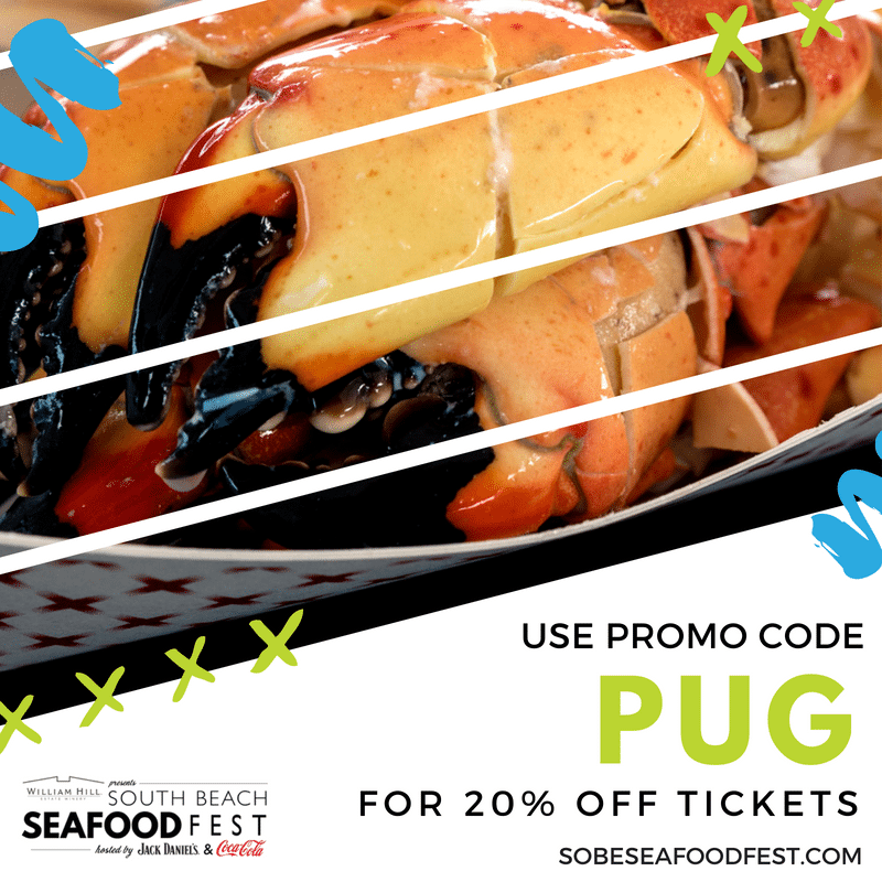 SoBe Seafood Festival 2018 Promo Code: Get Yours Now! - Miami Food Pug